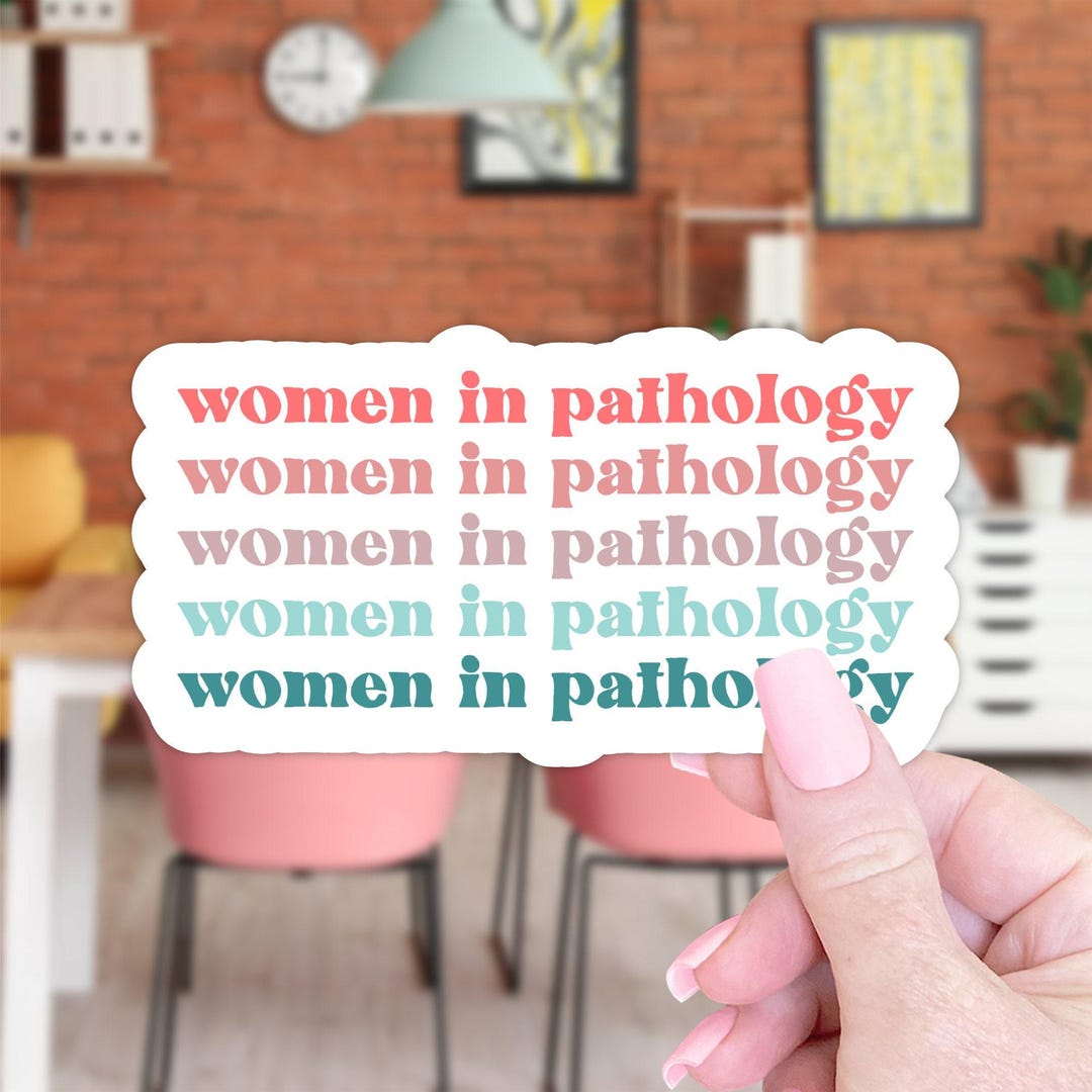 Women in Pathology Sticker Gift, Pathologist Laptop Water Bottle ...