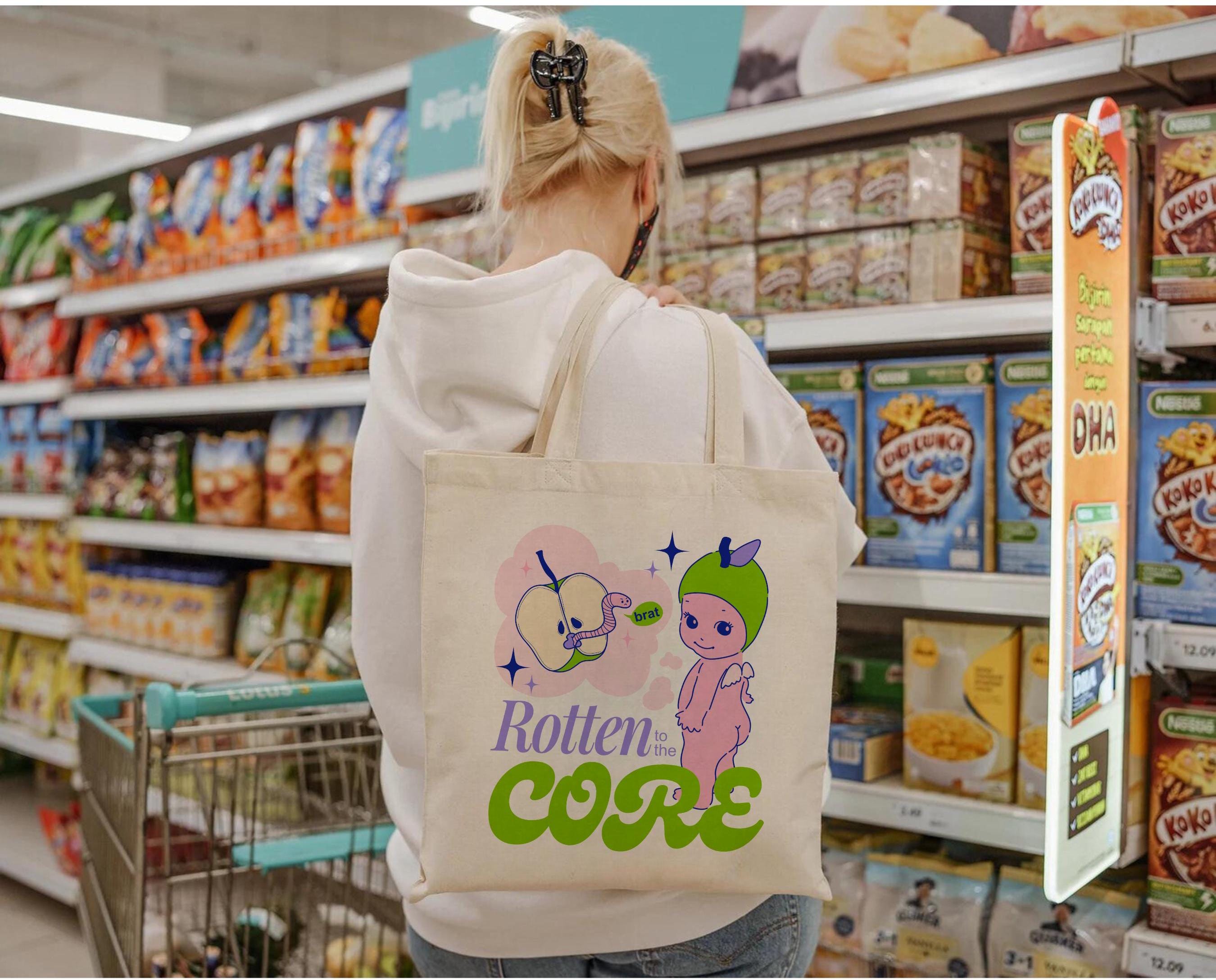 Sonny Angel Tote Bag Kewpie Cherub Rotten to the Core Tote Girly Pastel ...