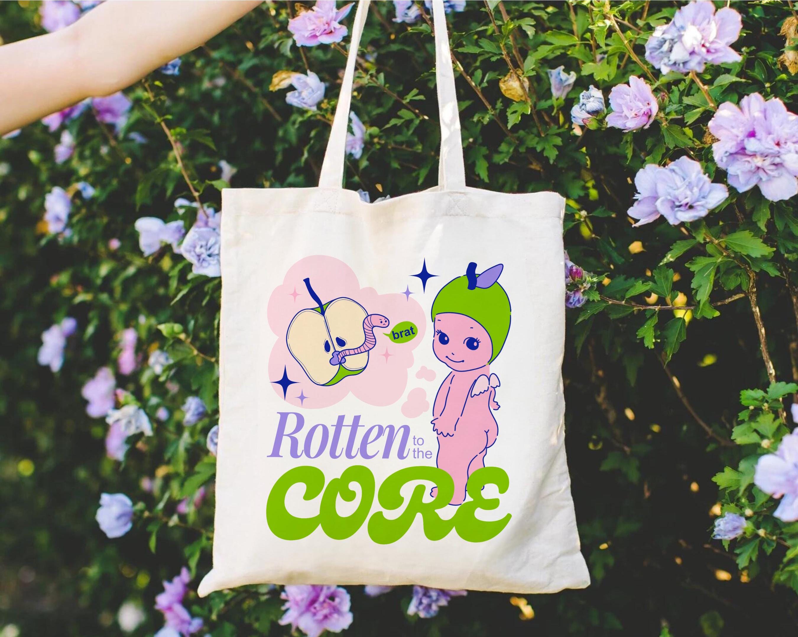 Sonny Angel Tote Bag Kewpie Cherub Rotten to the Core Tote Girly Pastel ...