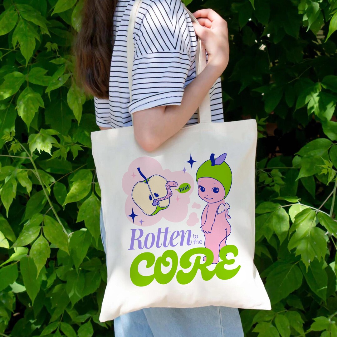 Sonny Angel Tote Bag Kewpie Cherub Rotten to the Core Tote Girly Pastel ...