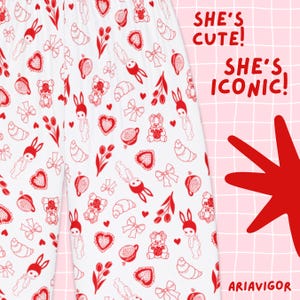 Sonny Angel Pajama Pants Valentines Day Kewpie Cherub Lounge Pants Cute ...