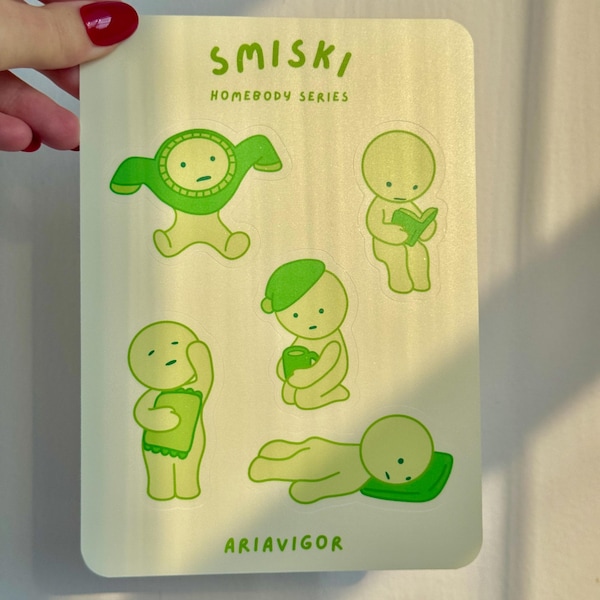 Smiski Stickers - Etsy