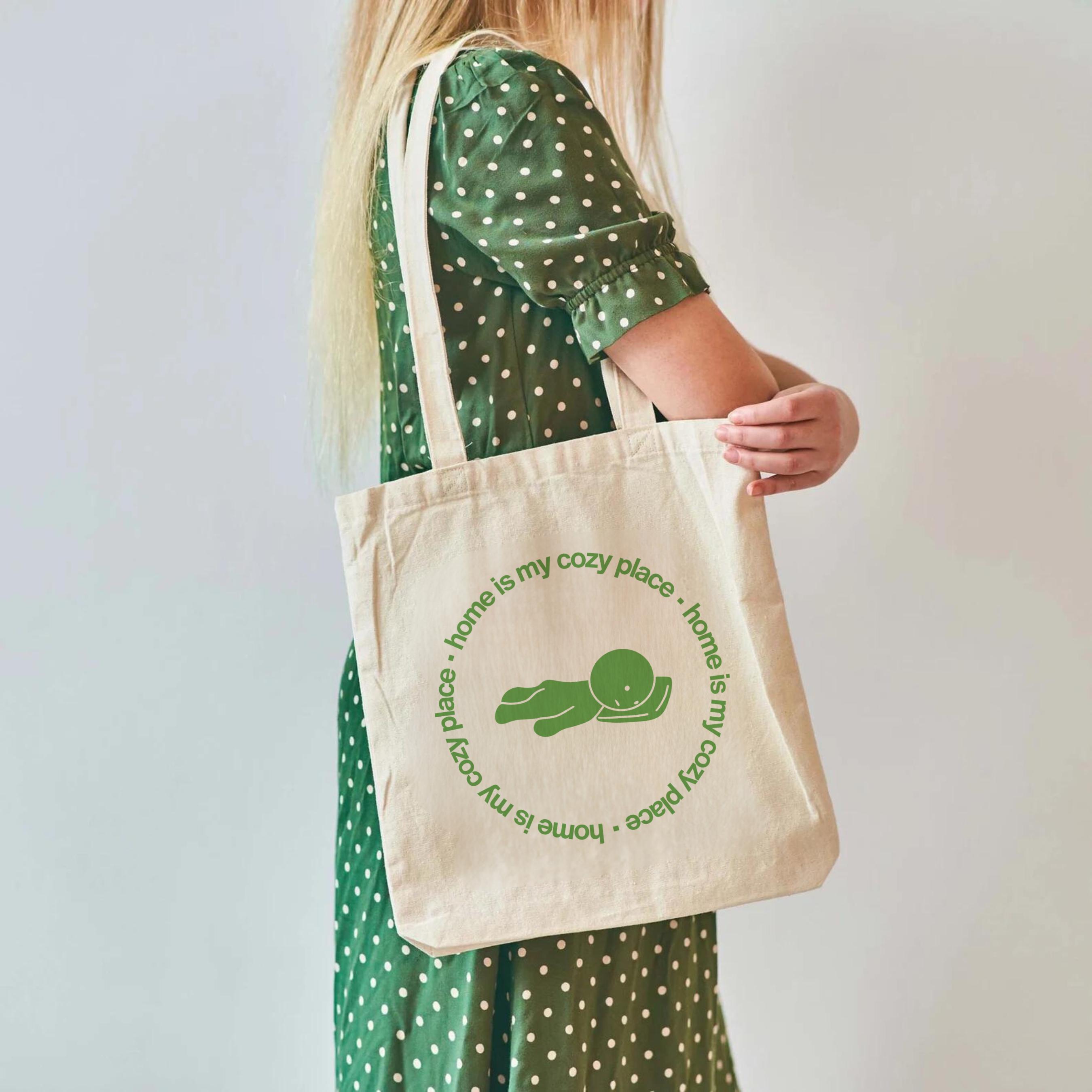 Smiski Tote Bag Sonny Angel Book Bag Homebody Smiski Cotton Canvas Tote ...