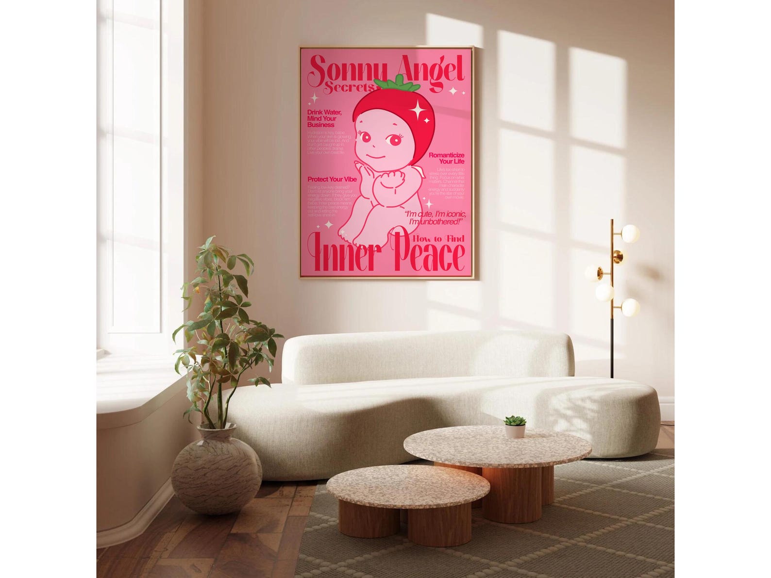 Sonny Angel Printable Art Cute Pink Vogue Style Wall Art Girly Self ...