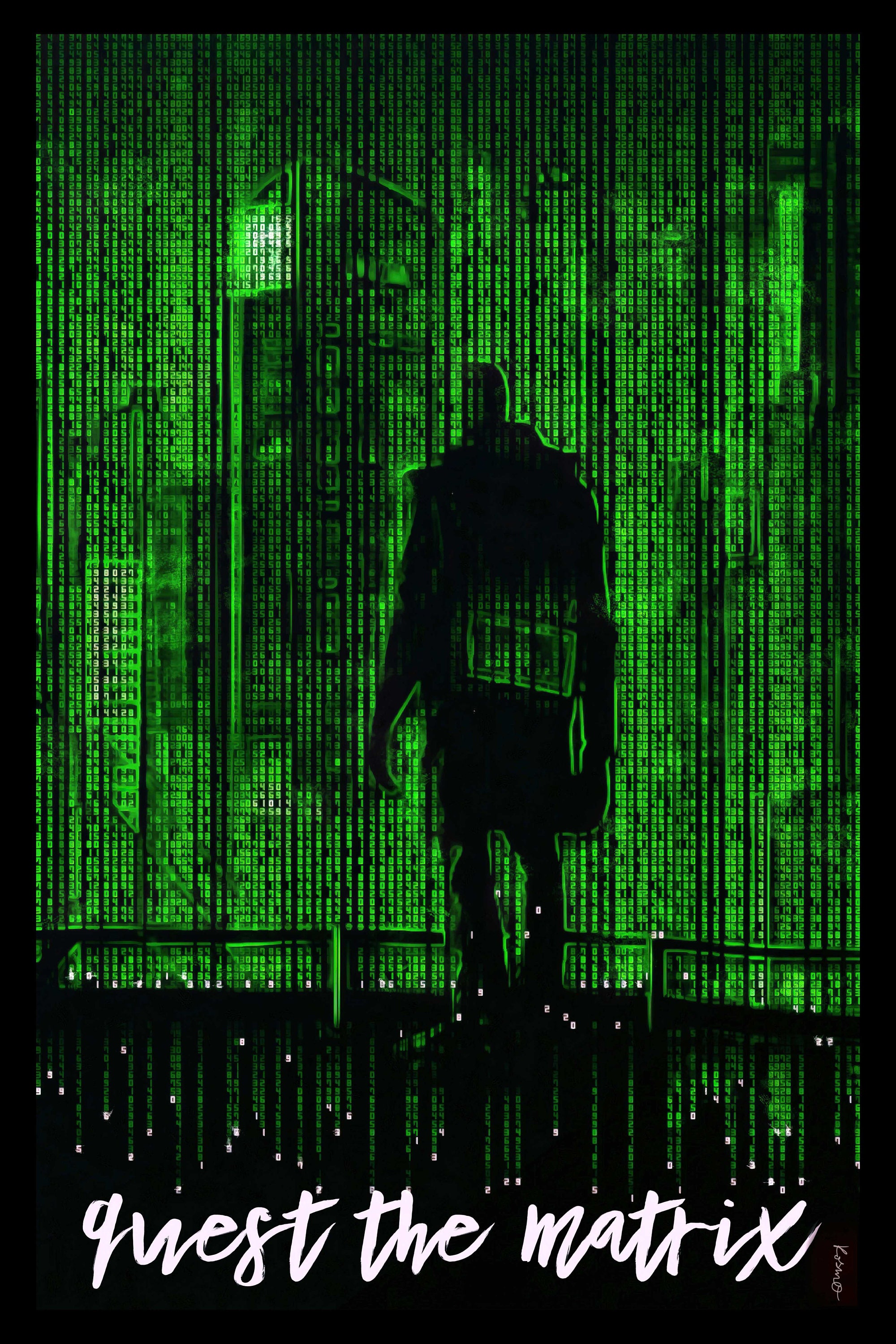 Quest the Matrix Wall Art - Etsy