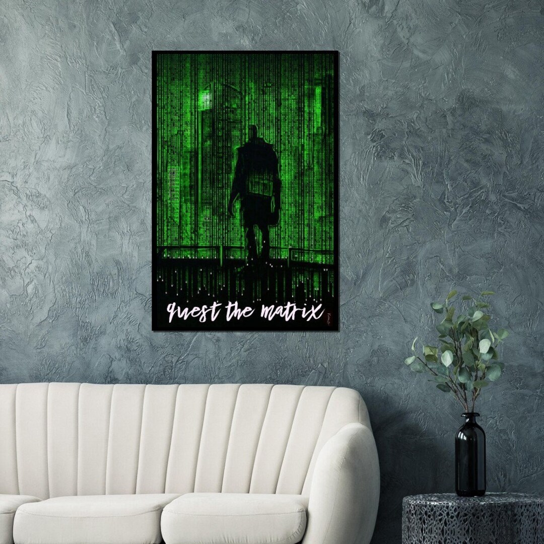 Quest the Matrix Wall Art - Etsy