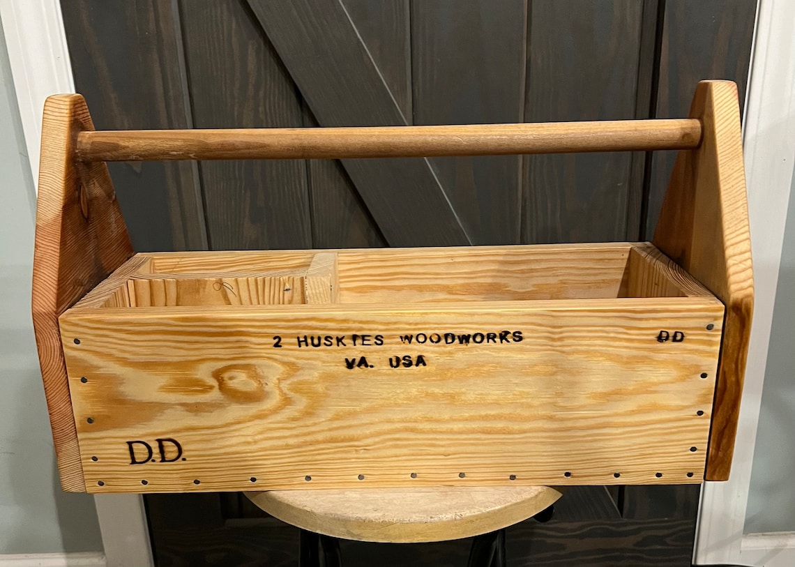 Old Timey Wooden Tool Box - Etsy