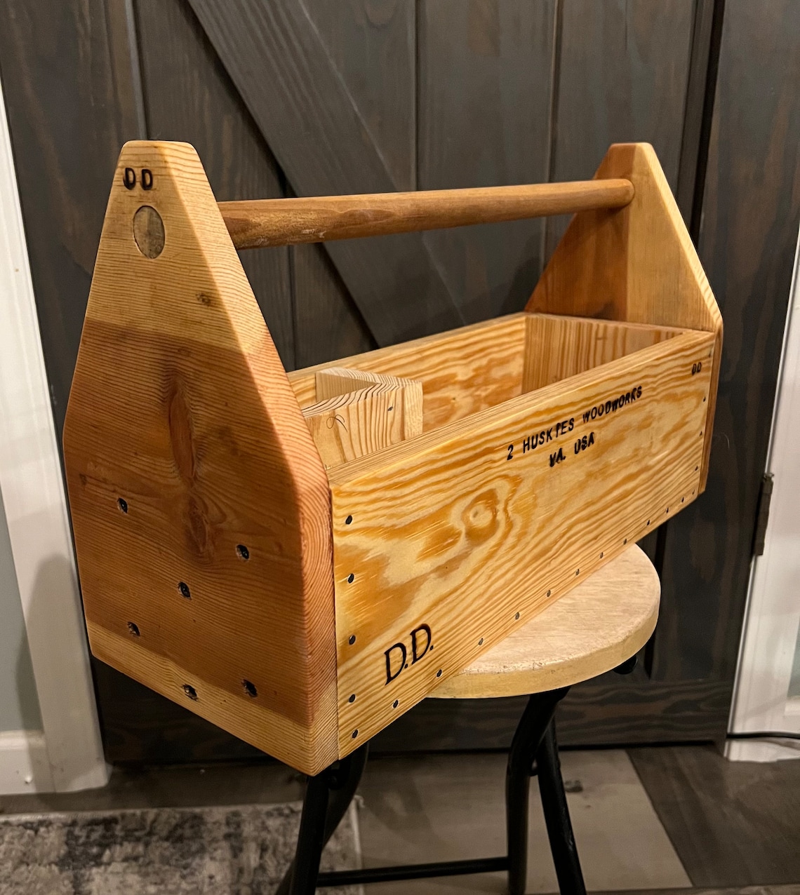 Old Timey Wooden Tool Box - Etsy