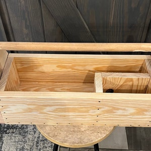 Old Timey Wooden Tool Box - Etsy