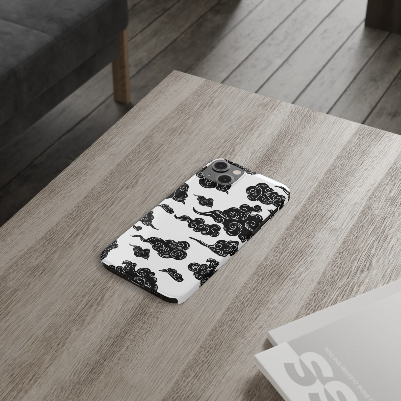 Special Edition Elegance Black Cloud Phone Case iPhone 11 12 13 14 15 ...