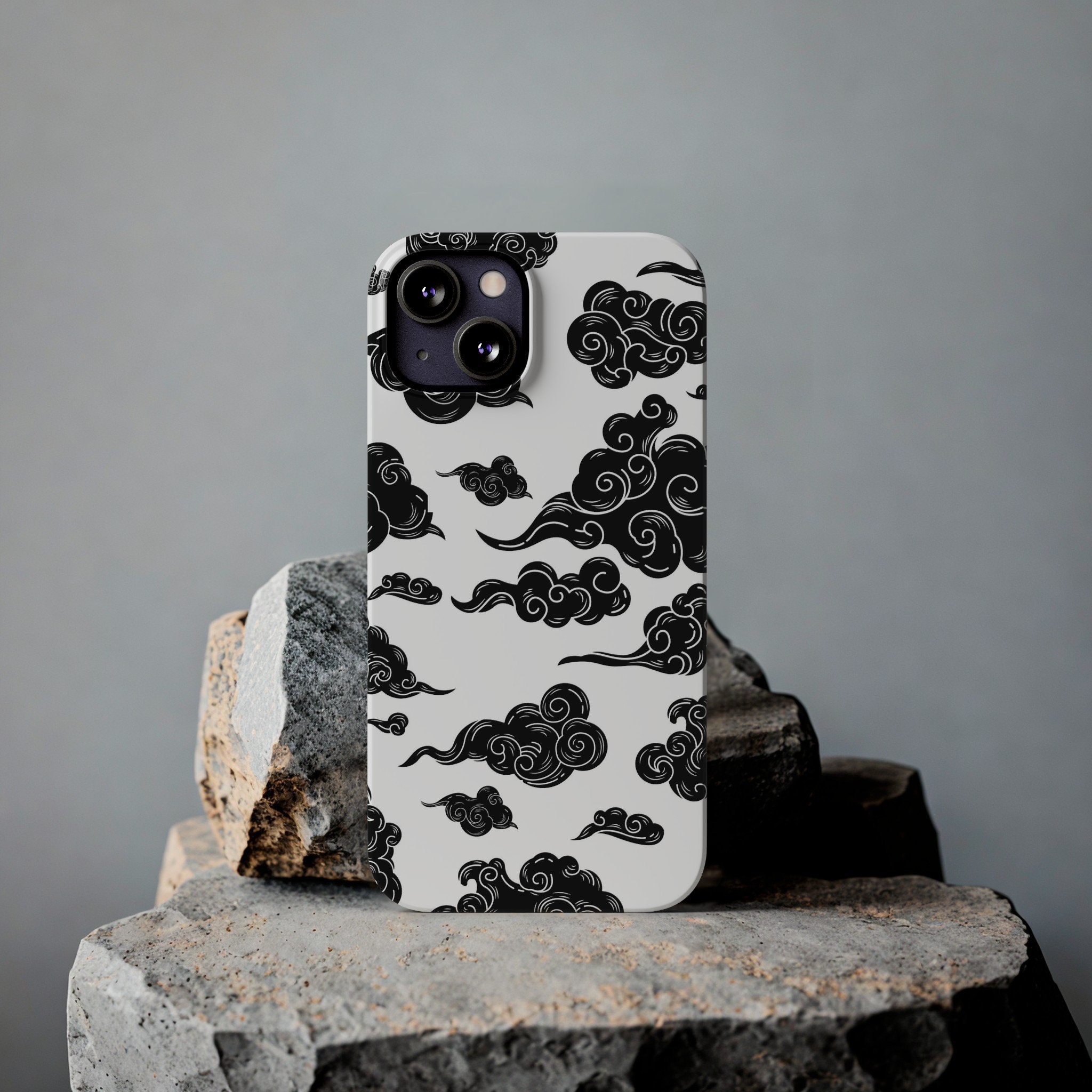 Special Edition Elegance Black Cloud Phone Case iPhone 11 12 13 14 15 ...