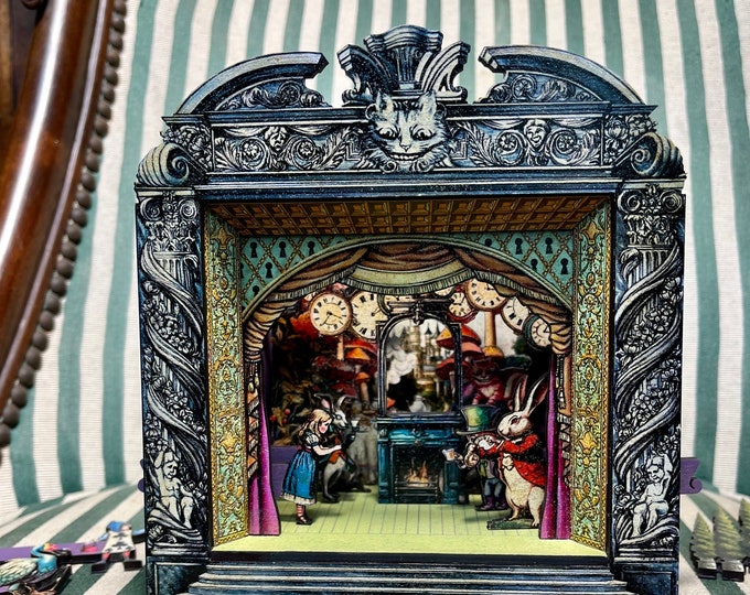 Théâtre Miniature Alice Au Pays Des Merveilles. - Etsy