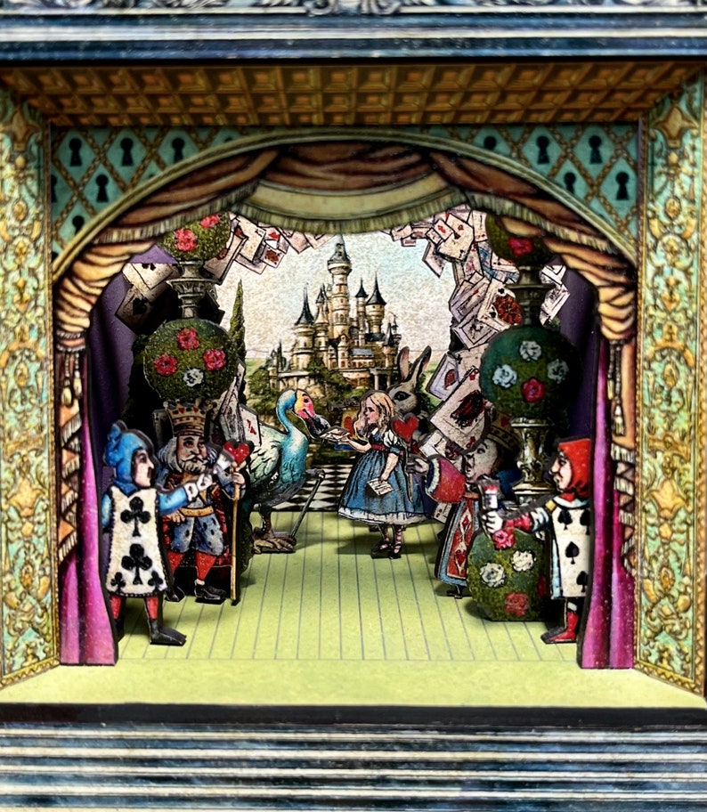 Théâtre Miniature Alice Au Pays Des Merveilles. - Etsy