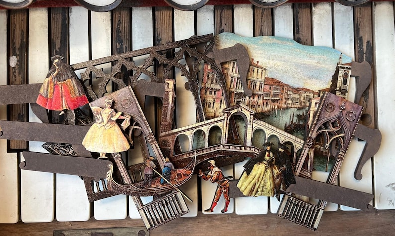 Miniature Toy Theatre “pompadour – Venice” . Baroque Venetian Carnival ...