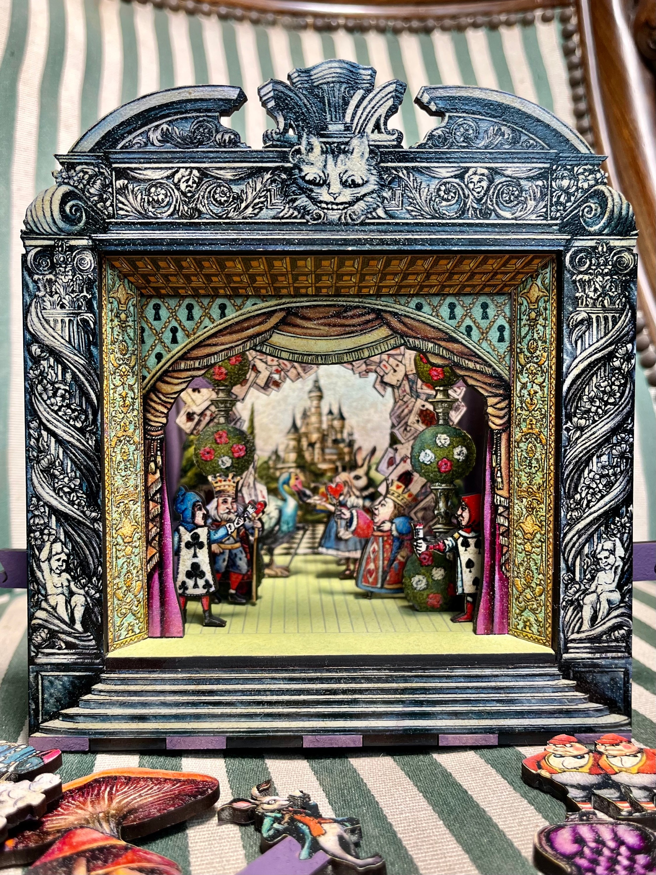 Théâtre Miniature Alice Au Pays Des Merveilles. - Etsy