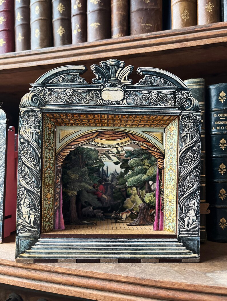 Théâtre Miniature Antique marquise De Pompadour. - Etsy