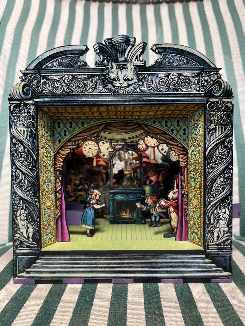 Théâtre Miniature Alice Au Pays Des Merveilles. - Etsy