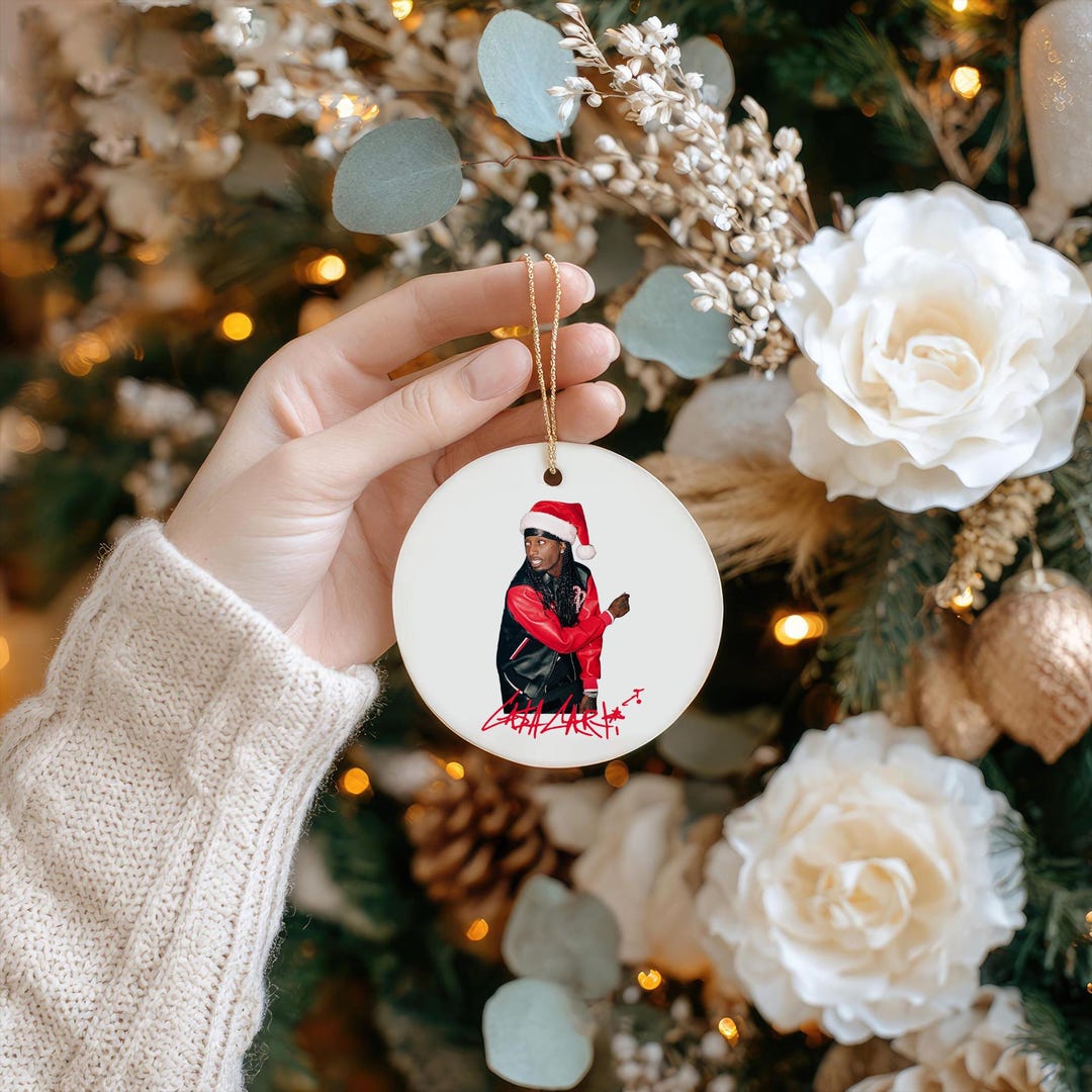 Playboi Carti Christmas Ornament, Hip Hop Santa Decor - Etsy