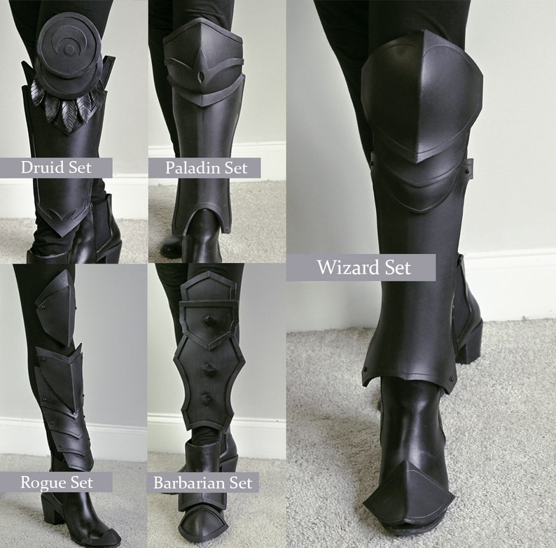 Leg and Knee Armor Patterns: Fantasy Medieval EVA Foam - Etsy