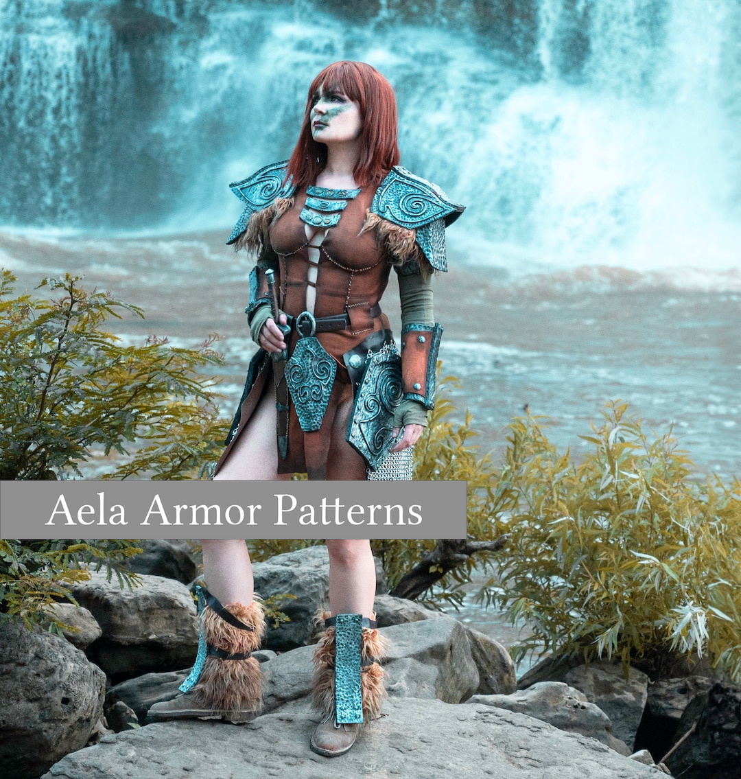Aela the Huntress Armor Only Patterns - Skyrim Cosplay - EVA Foam - Etsy UK