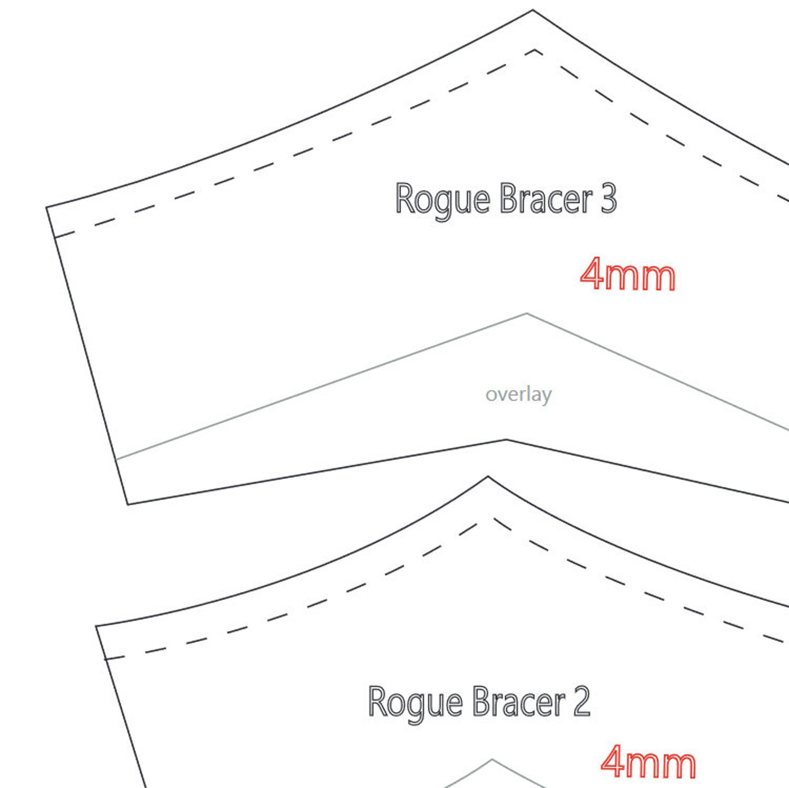 Shoulder/pauldron and Bracer Armor Patterns: Fantasy - Etsy Canada