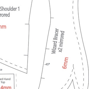 Shoulder/pauldron and Bracer Armor Patterns: Fantasy, Medieval, EVA ...