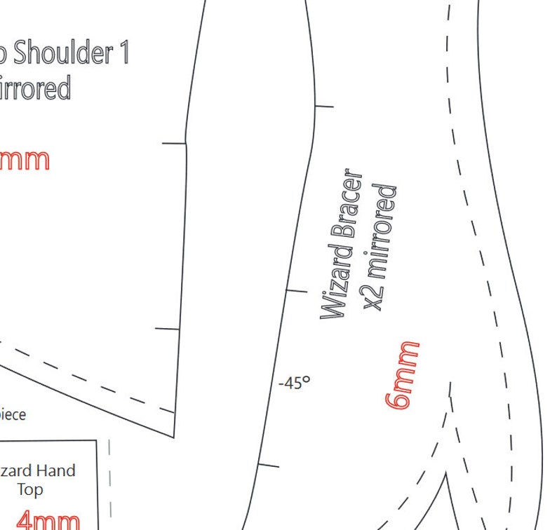 Shoulder/pauldron and Bracer Armor Patterns: Fantasy - Etsy