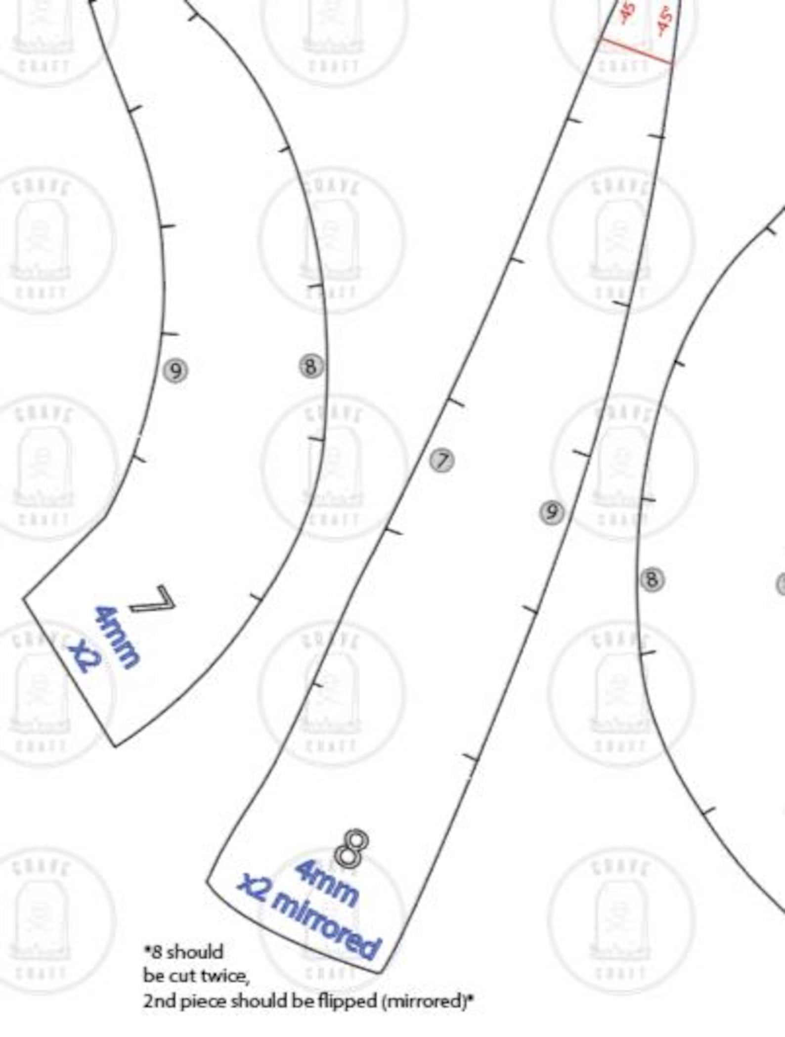Full Monster Hunter Slinger - EVA Foam Pattern - PDF - Etsy
