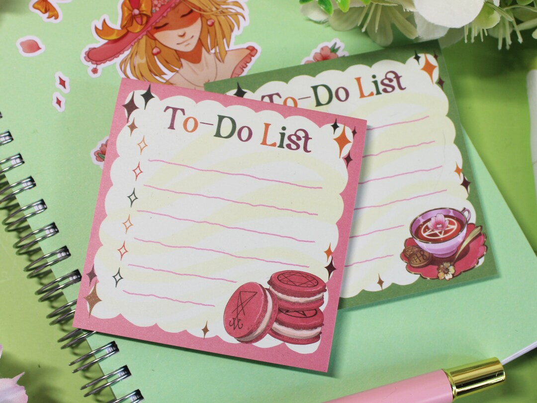 Creepy-cute To-do Sticky Notes With 50 Pages - Etsy