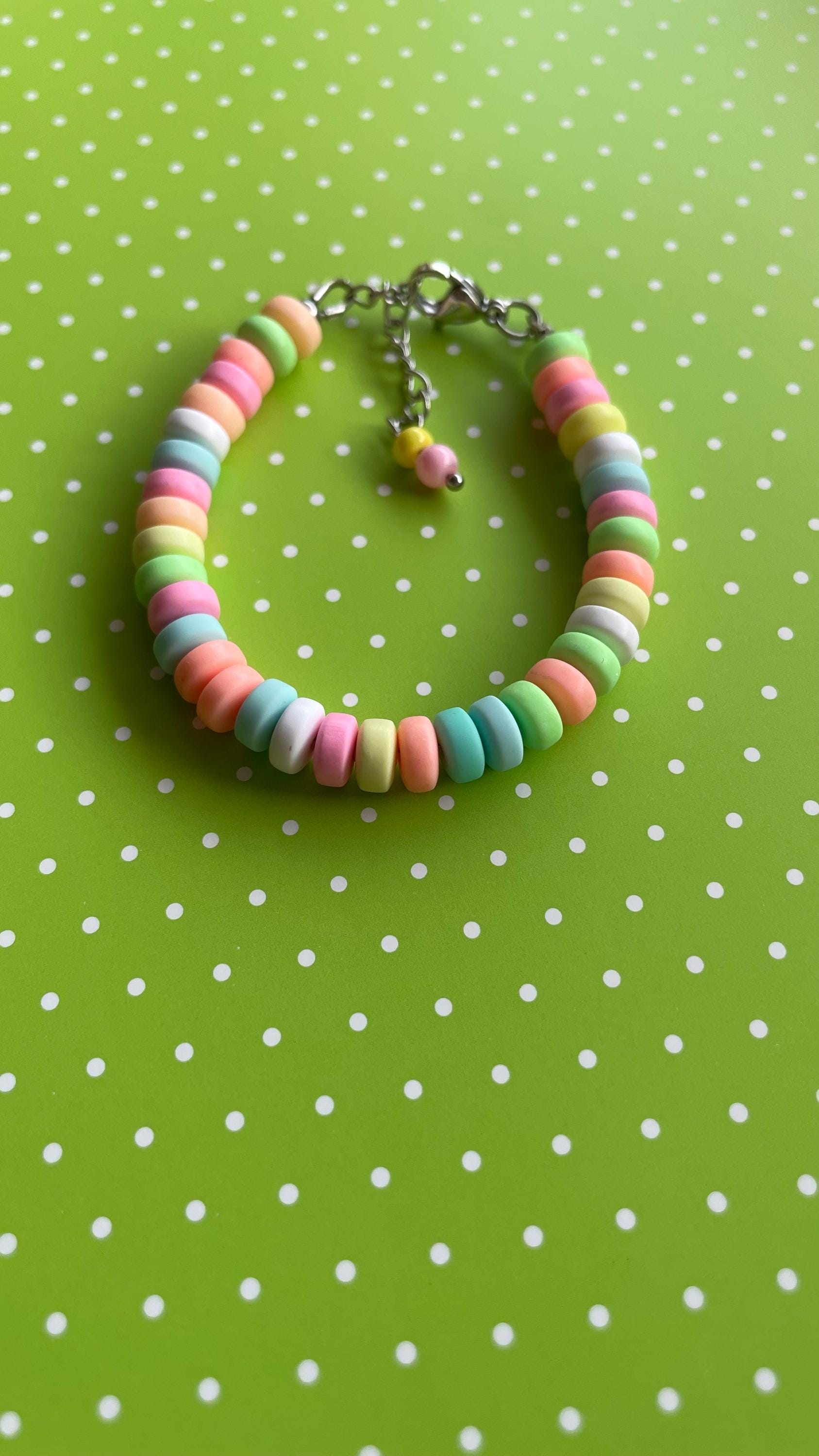 NEW!!! Candy Bracelet S/M - Realistic Candy Inspired - Polymer Clay Pastel Jewelry - Candy ...