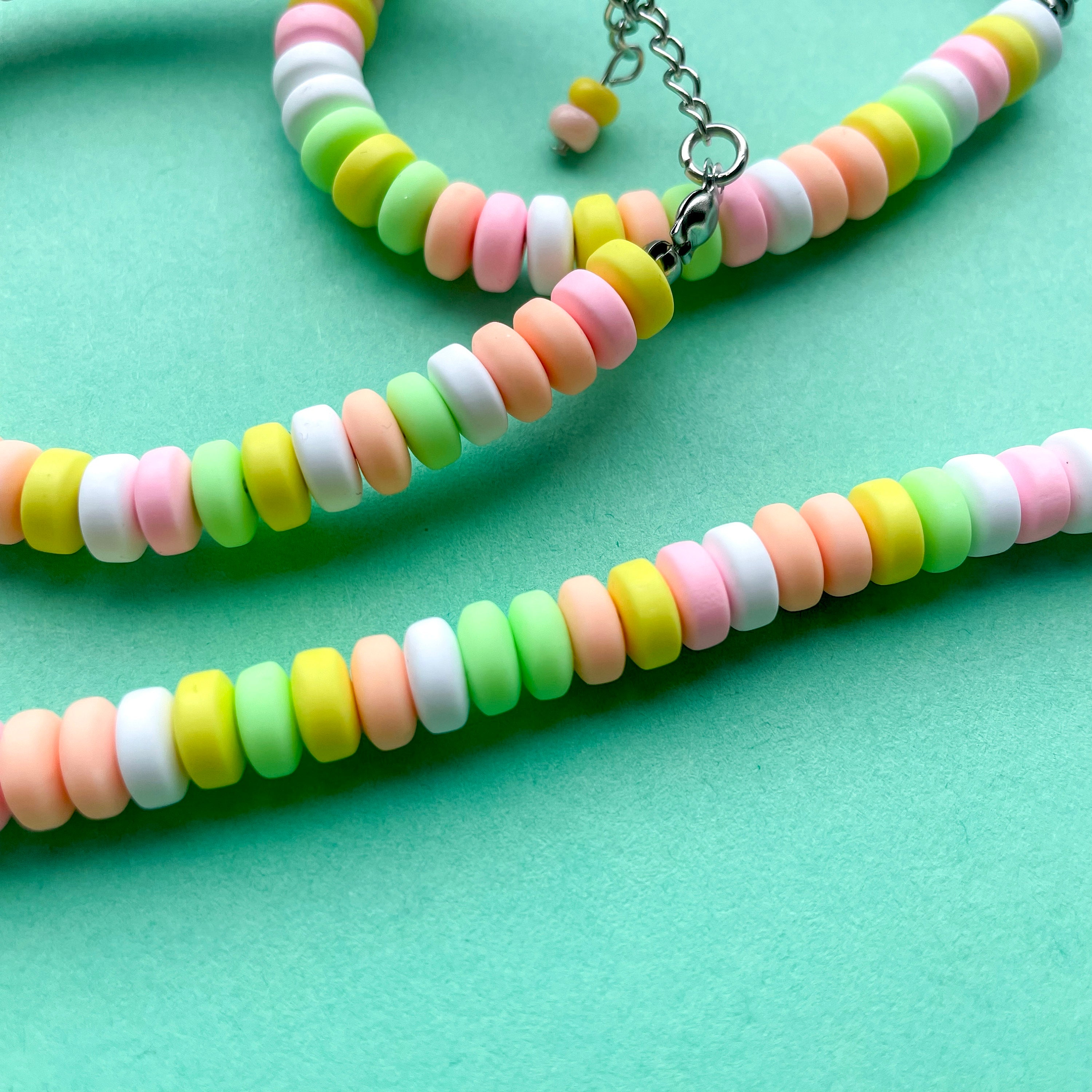 Candy Bracelet S/M Realistic Candy Inspired Polymer Clay Pastel Jewelry ...