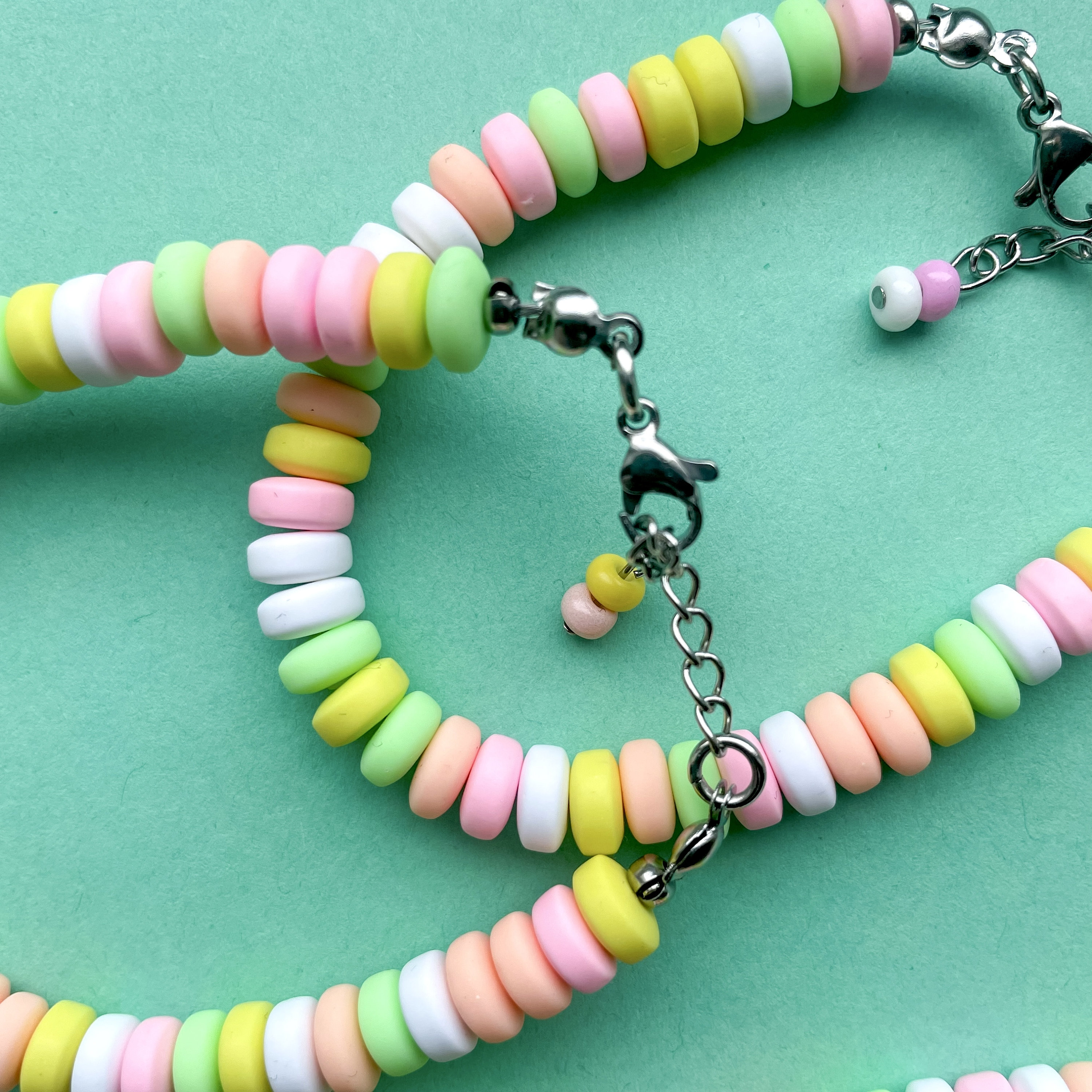 Candy Bracelet S/M - Realistic Candy Inspired - Polymer Clay Pastel ...