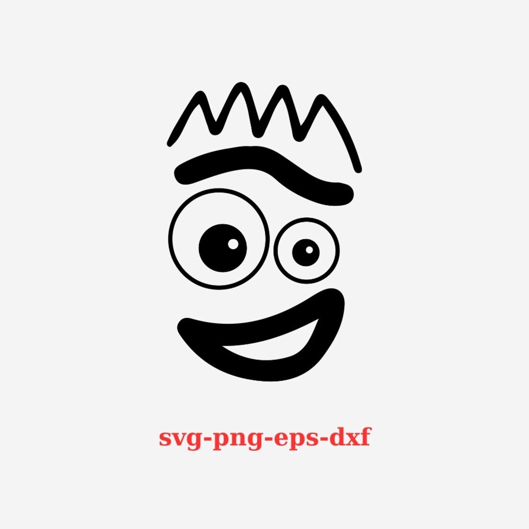 Forky Svg, Forky Face Svg, Forky Clipart, Toy Story Svg , Pixar Svg ...