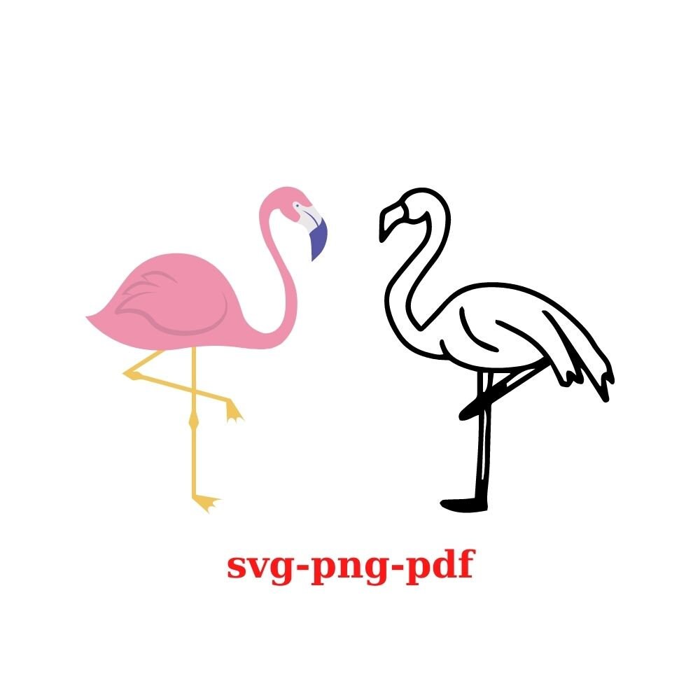 Flamingo SVG, Flamingo Clipart, Flamingo Cut File, Cricut Cut Files ...