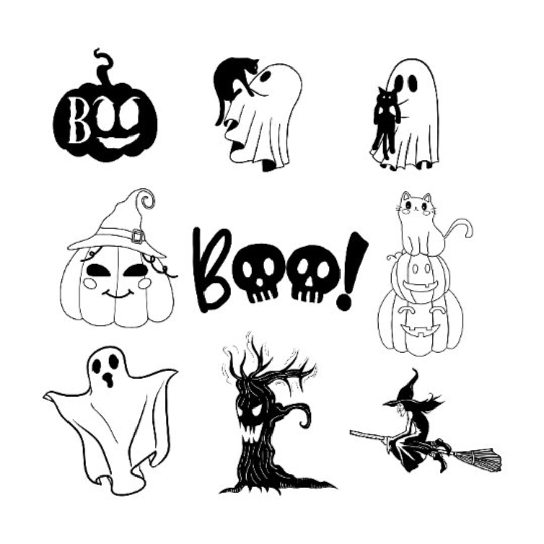 Halloween SVG Bundle, Halloween SVG, Fall Svg, Autumn Svg, Ghost Svg ...