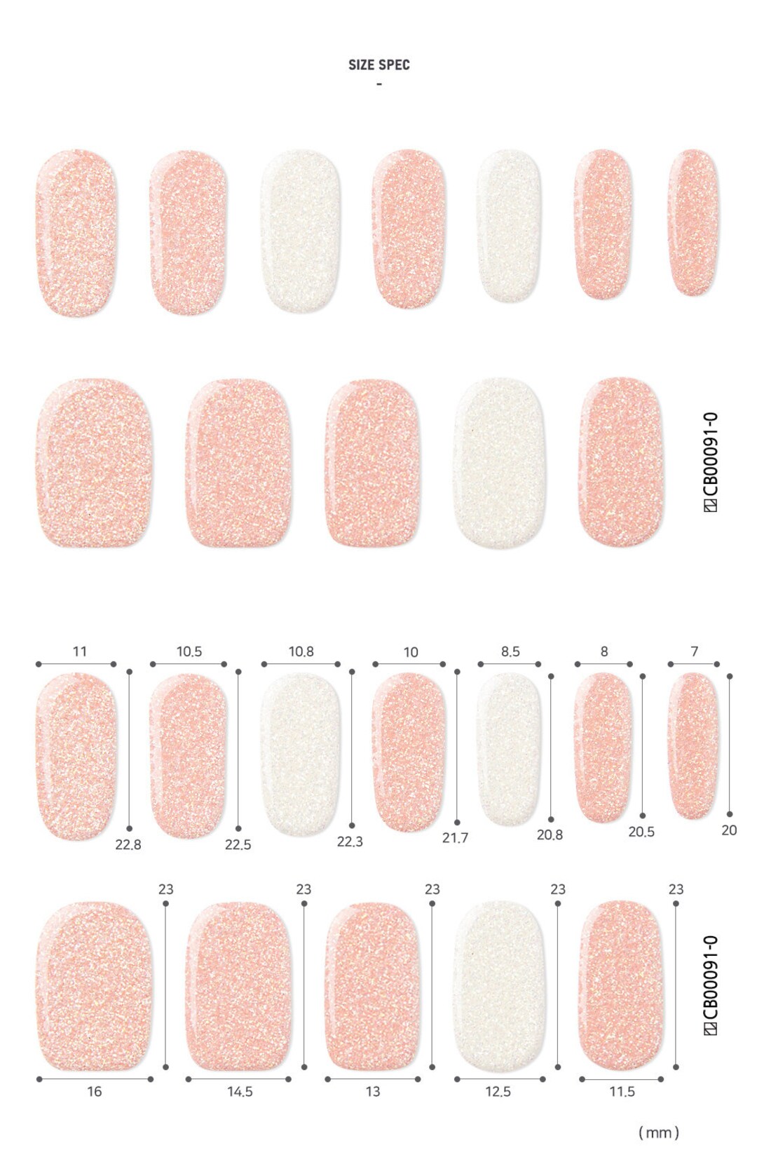 CB00091 Gellight Kpop Nails Korean Semi Cure UV Gel Finger Nail Toe ...