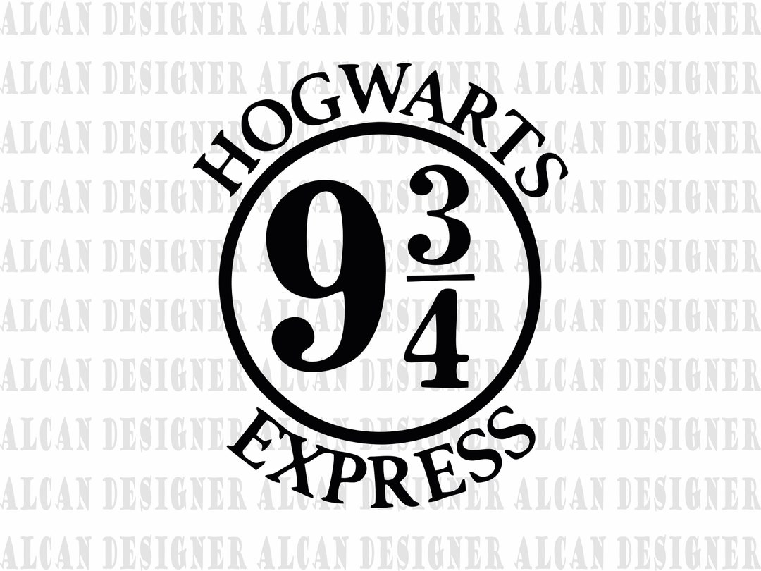 Hogwarts Express 9 3/4 SVG Cut File Movie Svg Harry - Etsy