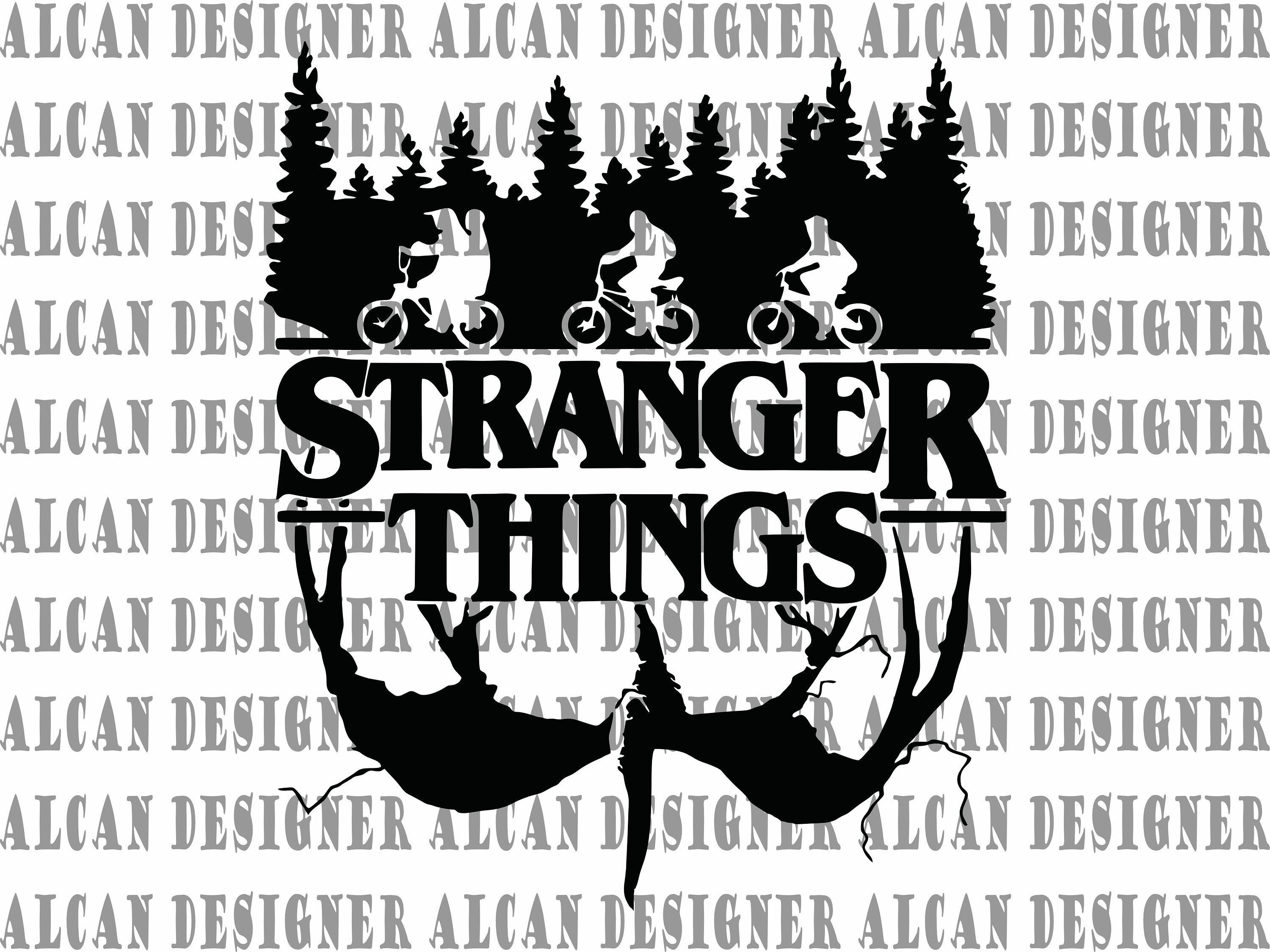 Stanger Things SVG Cut Files Stranger Things SVG Digital - Etsy