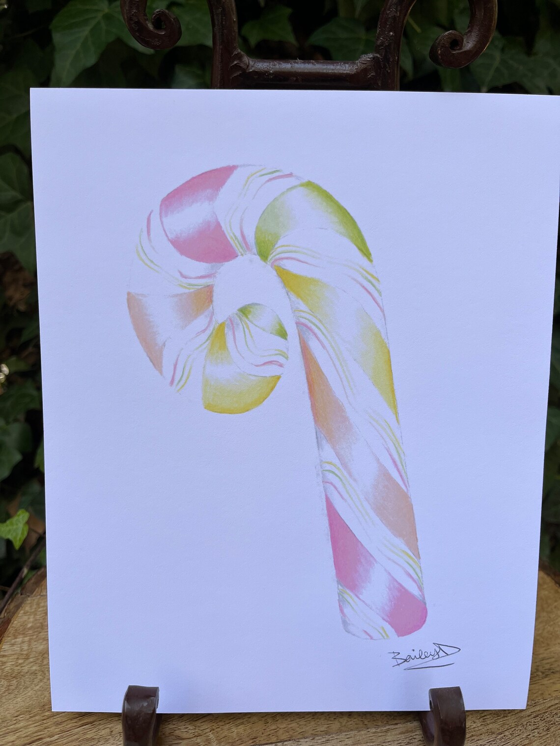 Whimsical Candy Cane - Etsy