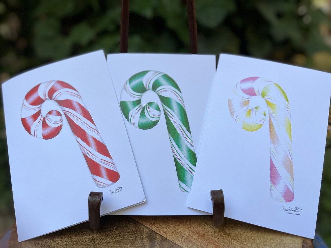 Whimsical Candy Cane - Etsy