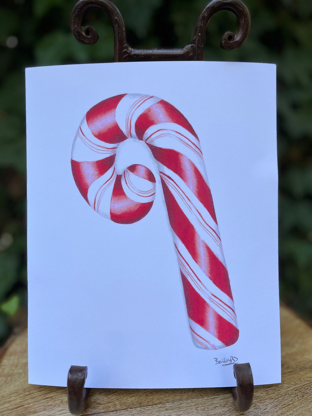 Whimsical Candy Cane - Etsy