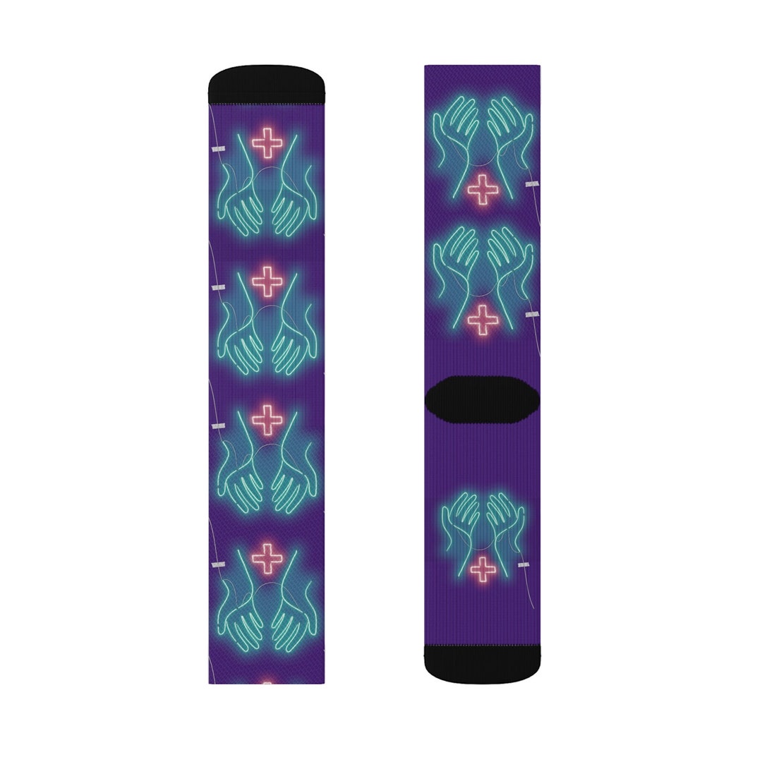 Healing Hands Socks, Red Cross Socks, Nursing Socks, Doctor Socks ...