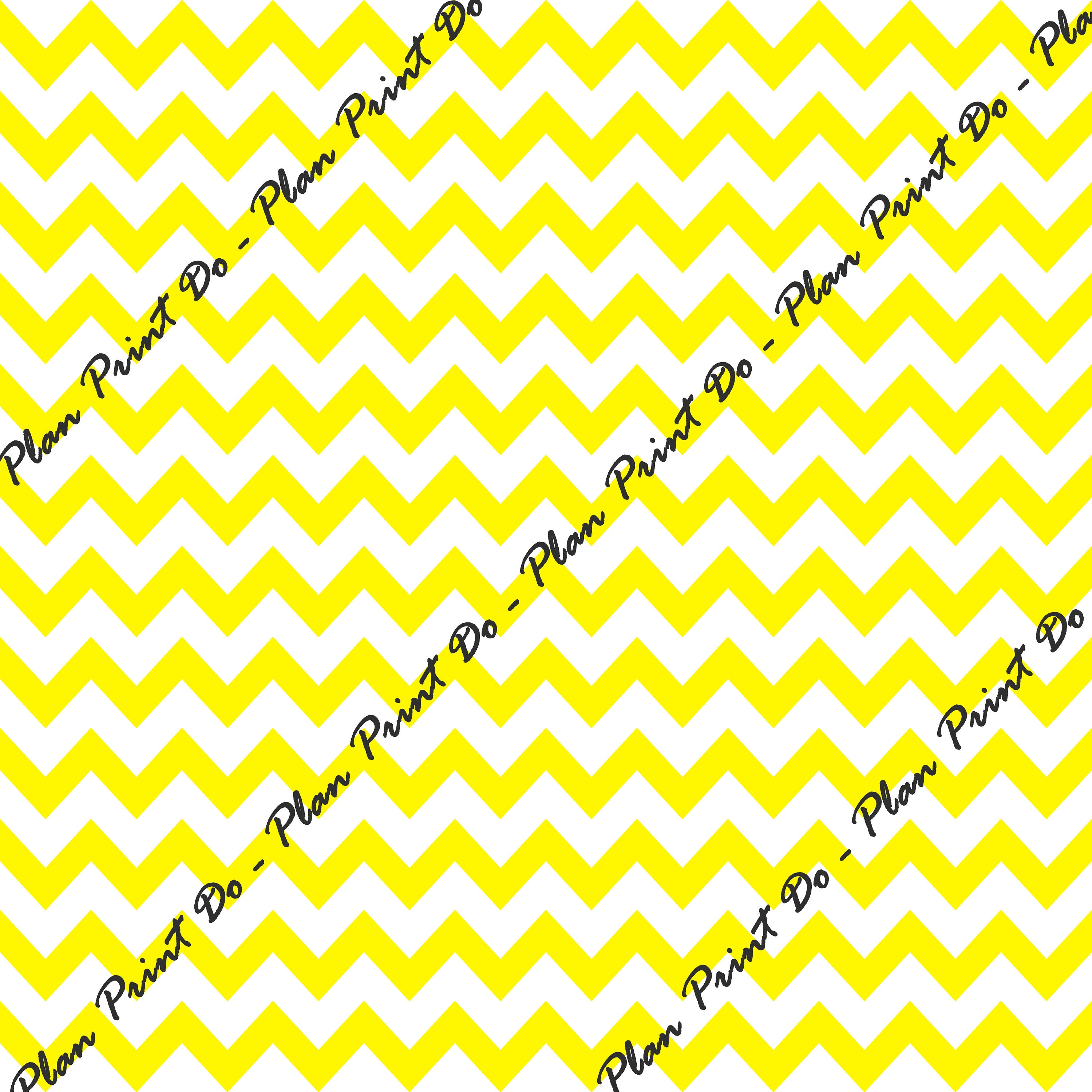 Digital Download Chevron Primary Colors Paper Pack 12 Papers - Etsy