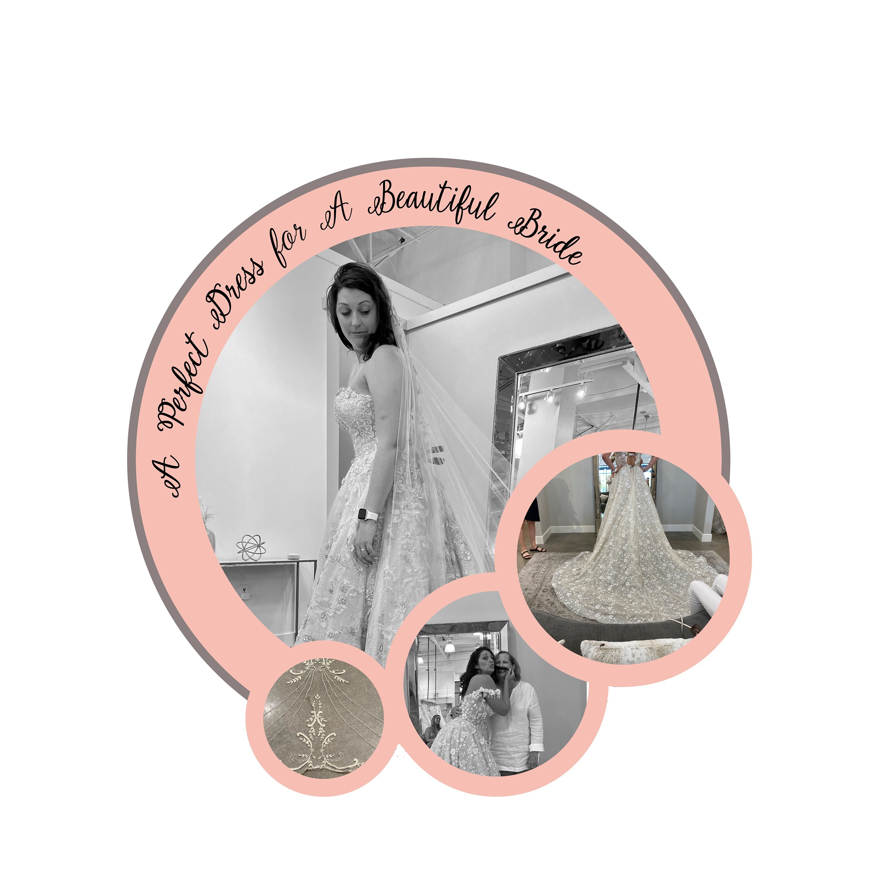 A Bride and Her Perfect Dress Photo Template to Remember the Day ...