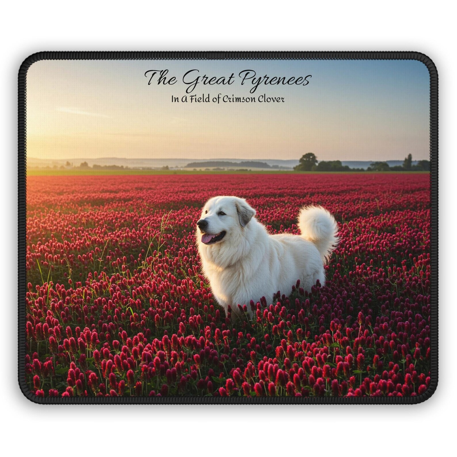 Great Pyrenees Mouse Pad, an Amazing Livestock Guardian Dog for Your ...