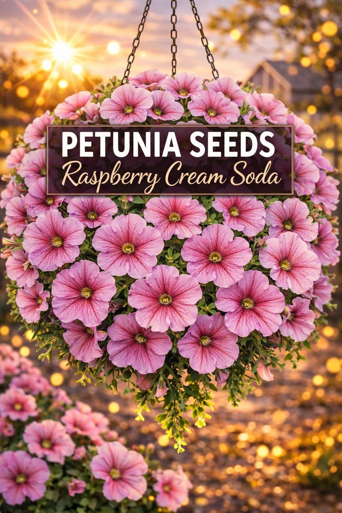 Raspberry Cream Soda Petunia Seeds| Beautiful Color Petunias for Pots ...