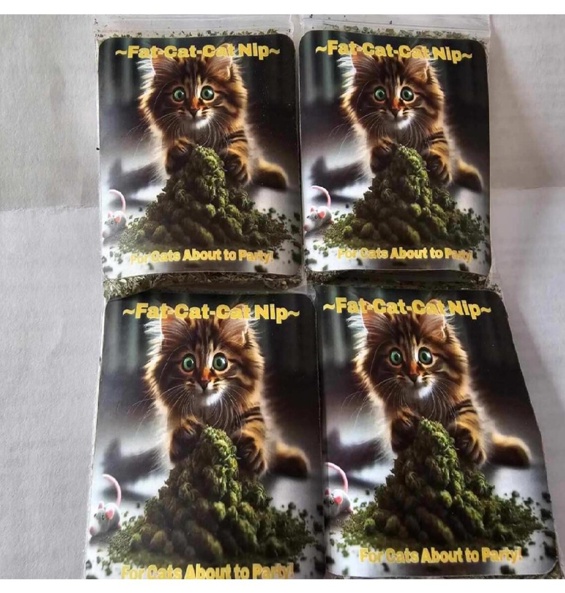 Organic Catnip Silvervine Blend, Natural Cat Treat, Fresh Wa-grown ...