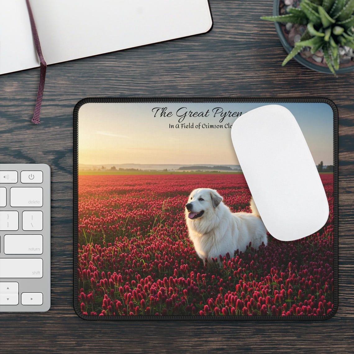 Great Pyrenees Mouse Pad, an Amazing Livestock Guardian Dog for Your ...