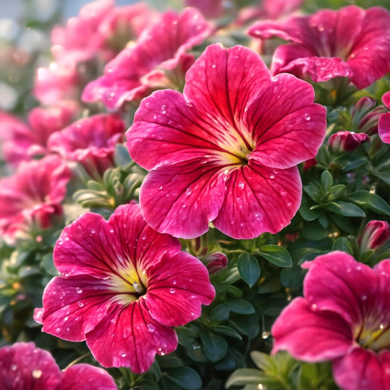 Raspberry Princess Petunia Seeds – Pink Flowers With High Germination ...