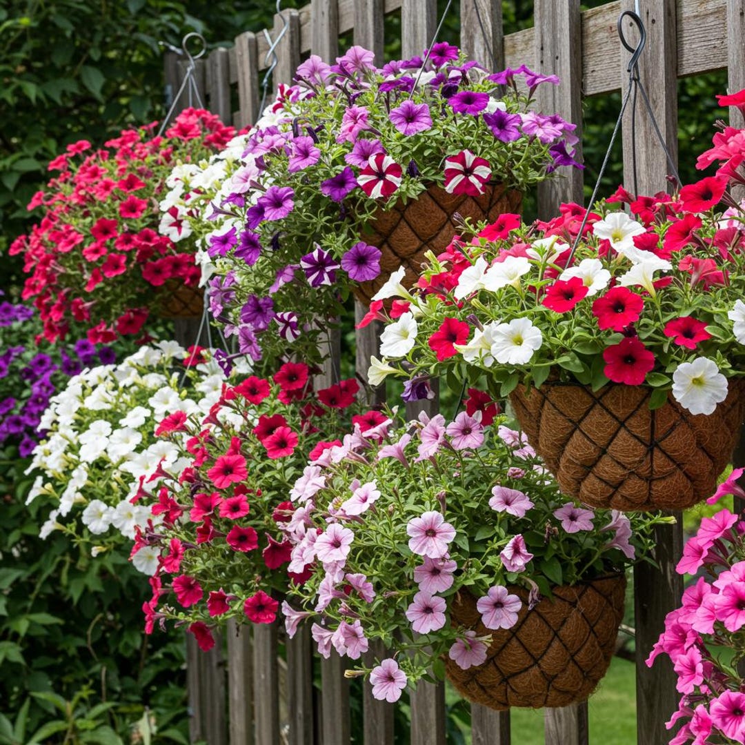 Petunia Flower Seeds, USA Seed Seller, Mixed Petunia Seed Colors, Ready ...